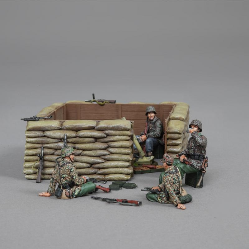 Four SS Soldiers with Sandbag Emplacement--includes ACCPACK056 ...