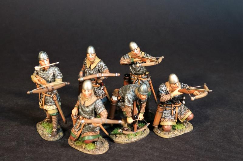 Norman Crossbow (2 standing firing, 2 kneeling firing), The Norman Army ...