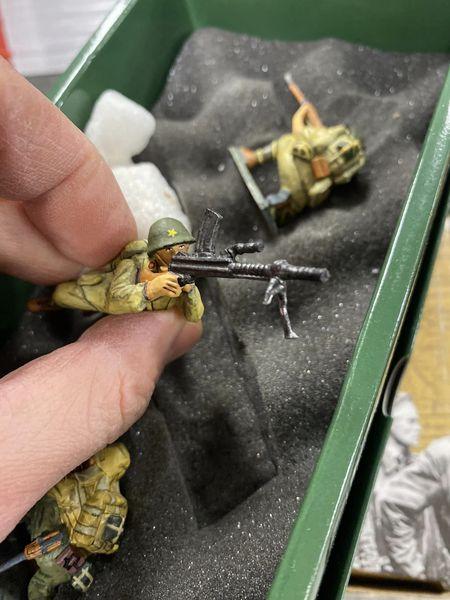 WWII Japanese Mortar and Machine Gun Set--three figures--RETIRED ...