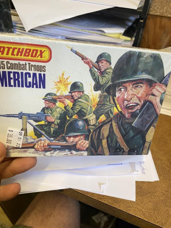 Matchbox - American Combat Troops - 15 Soldiers - Boxed - ONE AVAILABLE ...