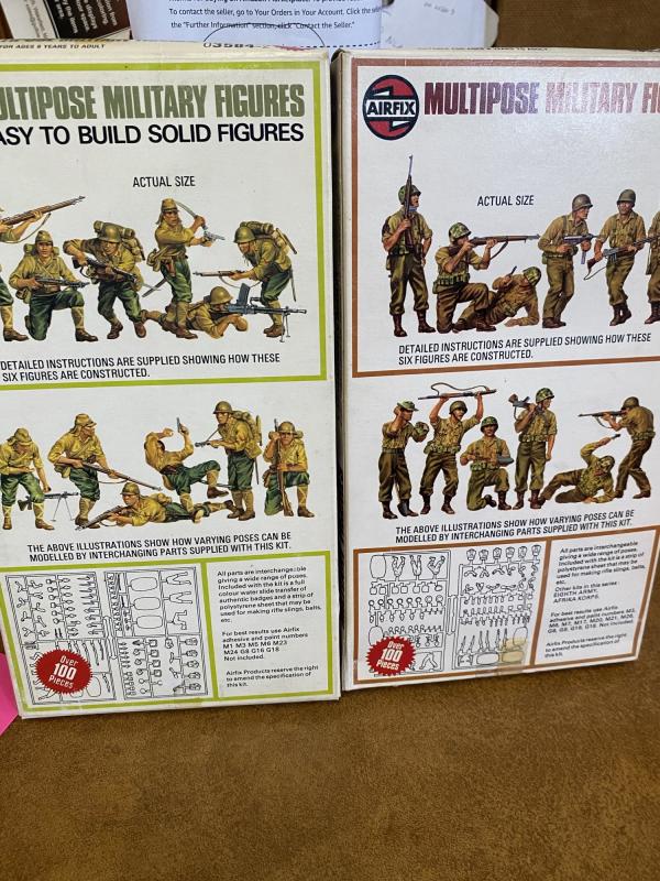 Airfix Multi-pose WW2 US Marines and Japanese Soldiers - Makes 12 ...
