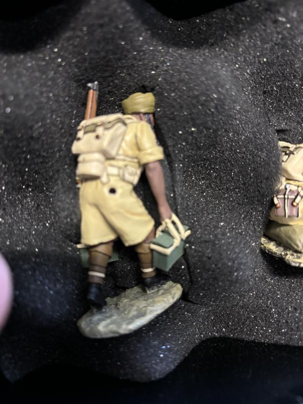 British Army--three-man Sikh Machine Gun Set--RETIRED. - DAMAGED ...