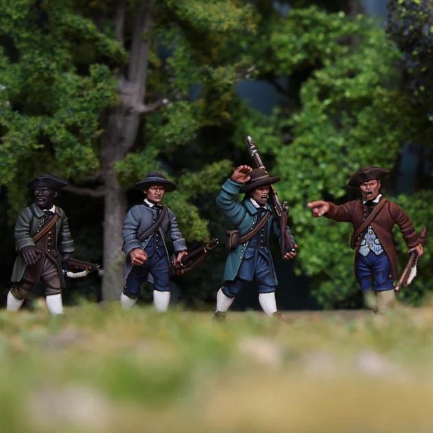 28mm Minutemen, The American Revolution, The Age of Reason--30 multi ...