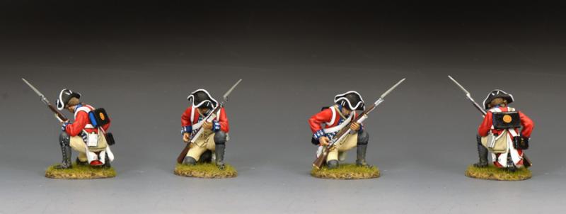 "Priming The Musket," 4th (King Own) Regiment of Foot--single kneeling ...