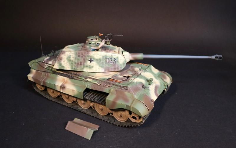 German King Tiger #123, Panzerkampfwagen Tiger Ausf. B with "Porsche ...