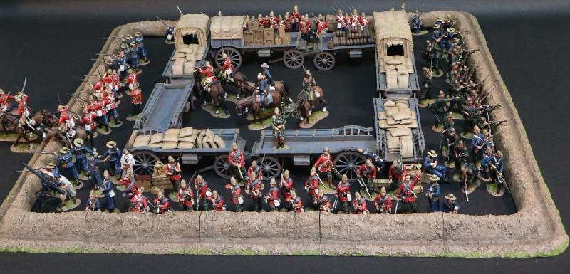 Ox Wagon, British Laager/Entrenched Defences, The Eshowe Relief Column ...