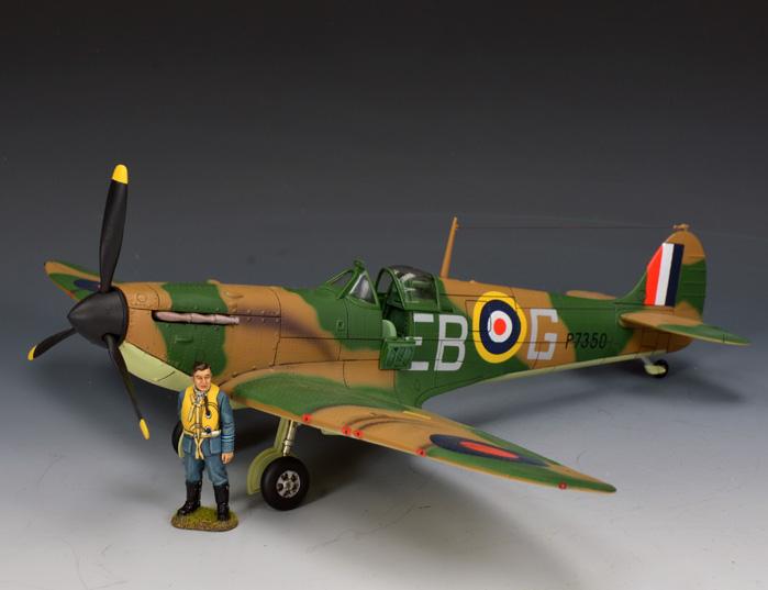 Supermarine SPITFIRE MKII A (Flown by F. Lieut. Eric Lock)--plane and ...