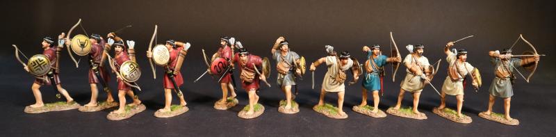 Two Cretan Archers (tan tunics), Armies and Enemies of Ancient Greece ...