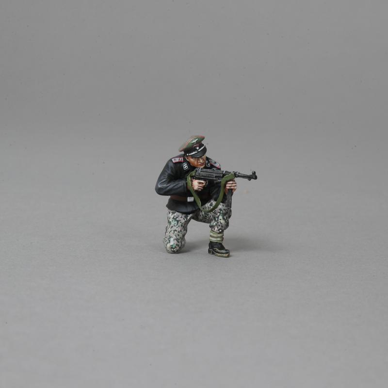 SS Tank Commander, German WWII Panzer and SPG Crews--single kneeling ...