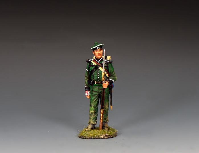 95th Rifles Chosen Man--single standing Napoleonic-era British figure ...