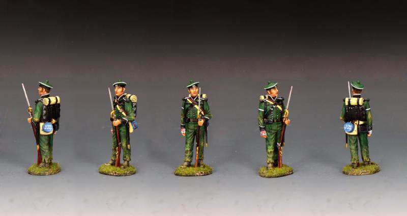 95th Rifles Chosen Man--single standing Napoleonic-era British figure ...
