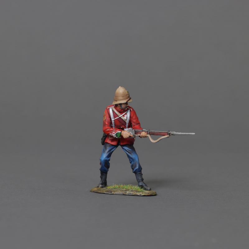 Colour Sergeant Bourne Stabbing with Bayonet, 24th Regiment of Foot ...