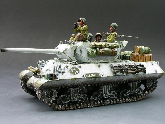 U.S. M10 Tank Destroyer (Winter) with 4 Figures--RETIRED. - BBA011 ...