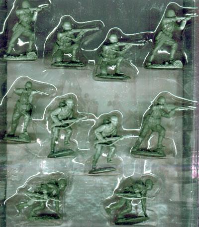 U.S. G.I.s Set #1, 10 figures in 5 poses (Dark Green) - ONE AVAILABLE ...