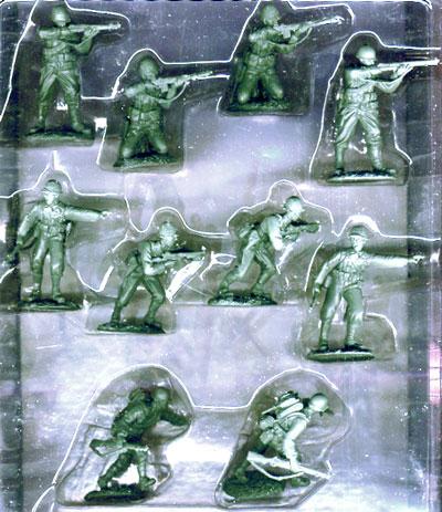 U.S. G.I.s Set #5, 10 figures in 5 poses (Dark Green) - LAST ONE ...