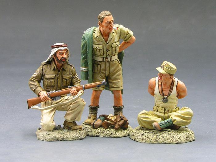 The Imposter--two SAS figures with German Prisoner figure--RETIRED. ONE ...