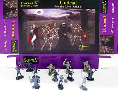 Undead--35+ unpainted plastic 1:72nd scale figures--AWAITING RESTOCK ...