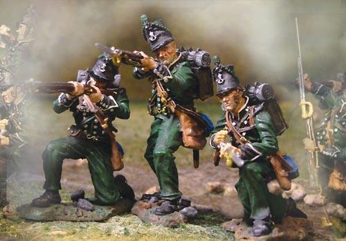 British 95th Rifles Firing Set--three figures--RETIRED--LAST ONE ...