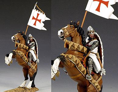Mounted Templar with Banner--single mounted figure--RETIRED--LAST ONE ...