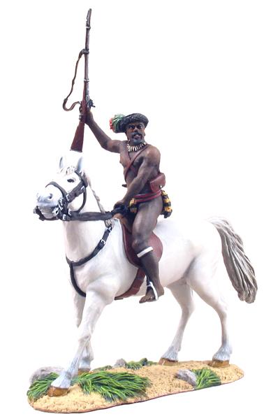 Zulu Induna--Prince Dabulamanzi Mounted Zulu Commander at Rorke's Drift ...