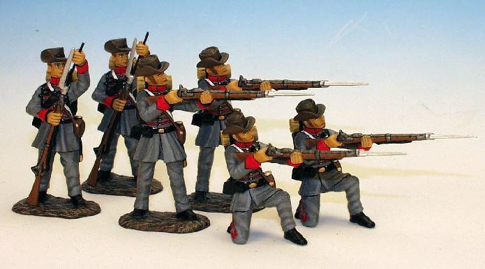 ACW, Mississippi Rifles, 4 firing, 2 loading--RETIRED--LAST ONE!! - MRR ...