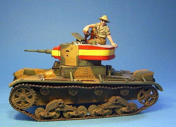 Tank Commander, T-26 Light Tank, The Condor Legion--single figure ...