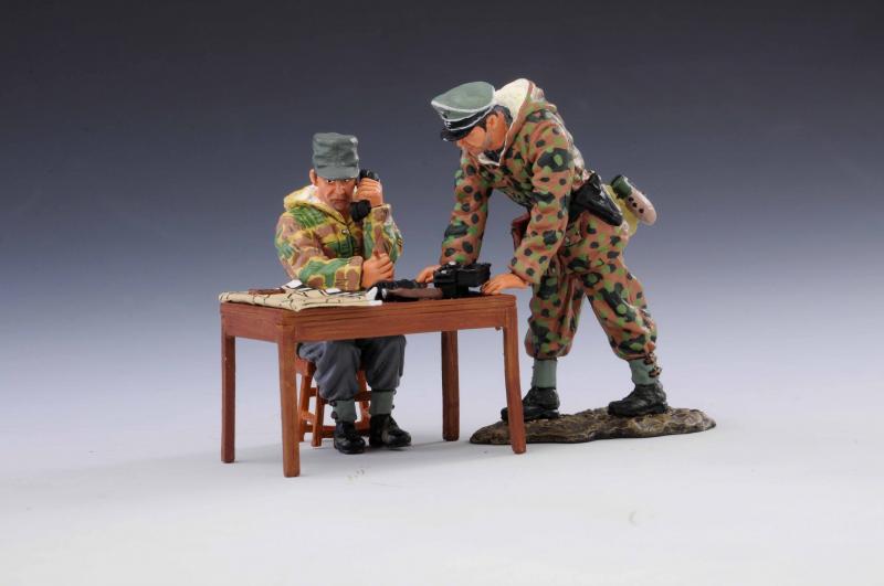 Command Set - Spring 1945--SS Officer relays giving orders--RETIRED ...