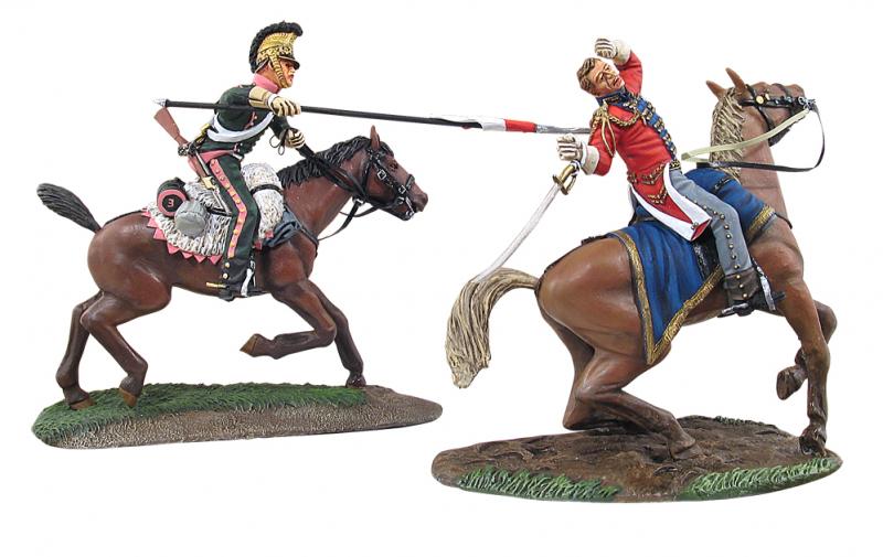 The Death of British Major General Ponsonby & French 3rd Lancer--two ...