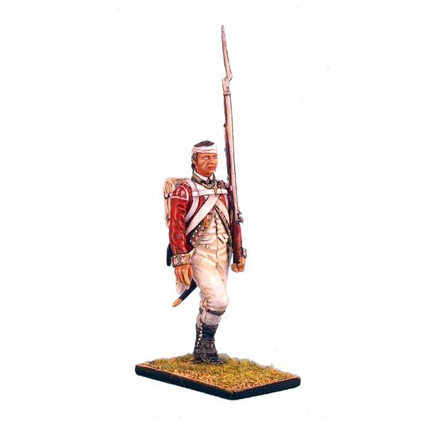British 5th Regt of Foot Grenadier March Attack with Bandaged Head ...