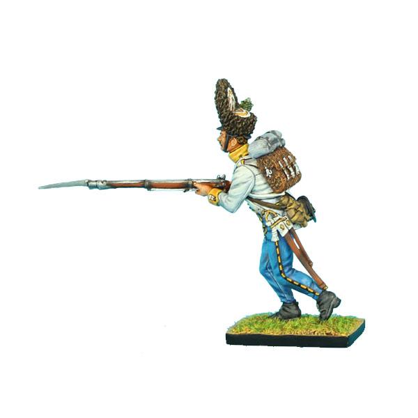 Austrian Hahn Grenadier Charging Leveled Musket--single figure ...