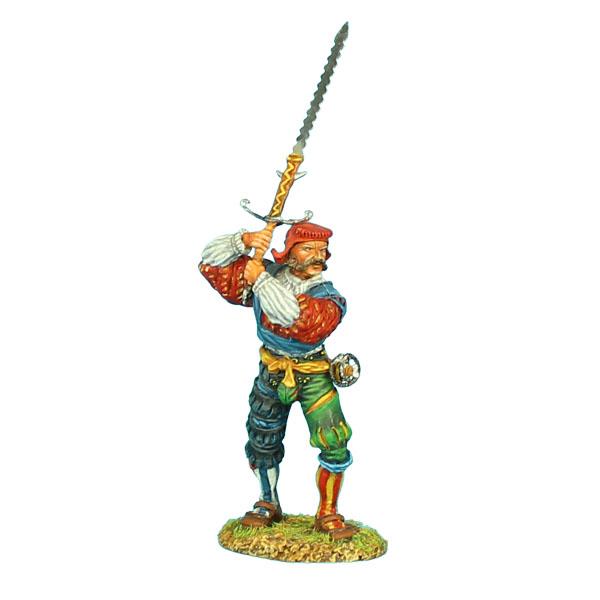 German Landsknecht Doppelsoldner--single figure - Metal Toy Soldiers - News