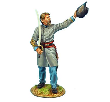 Confederate Captain Raising Hat, 13th Alabama Infantry, Gettysburg ...