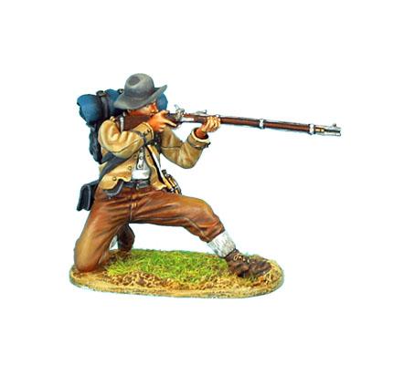Confederate Infantry Kneeling Firing, 13th Alabama Infantry, Gettysburg ...
