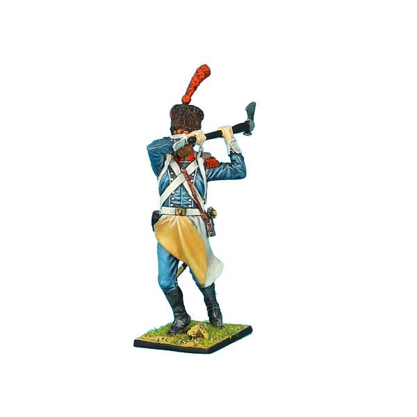 French 1st Light Infantry Sapper, Waterloo 1815--single figure ...