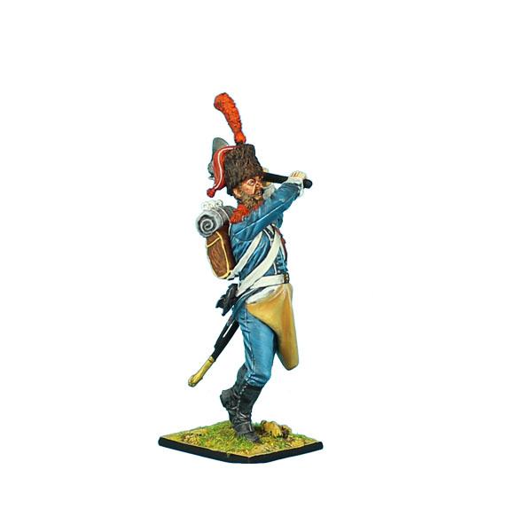 French 1st Light Infantry Sapper, Waterloo 1815--single figure ...