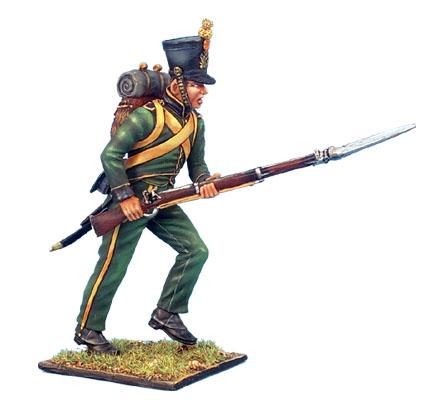 1st Nassau Infantry Regiment Fusilier Charging--Waterloo 1815 - NAP0180 ...