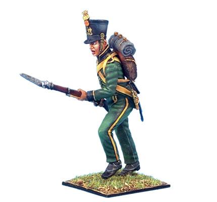 1st Nassau Infantry Regiment Fusilier Charging--Waterloo 1815 - NAP0180 ...