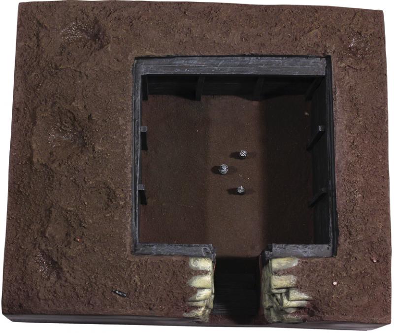 WWI British Trench Section No.3, Regimental Aid Post--five piece set ...