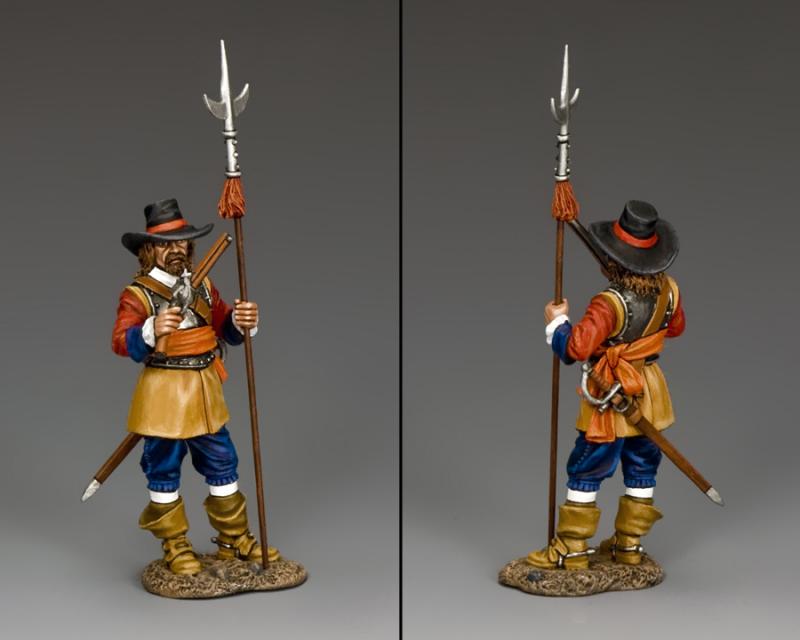 Parliamentary Officer with Halberd and Pistol--single figure--RETIRED ...