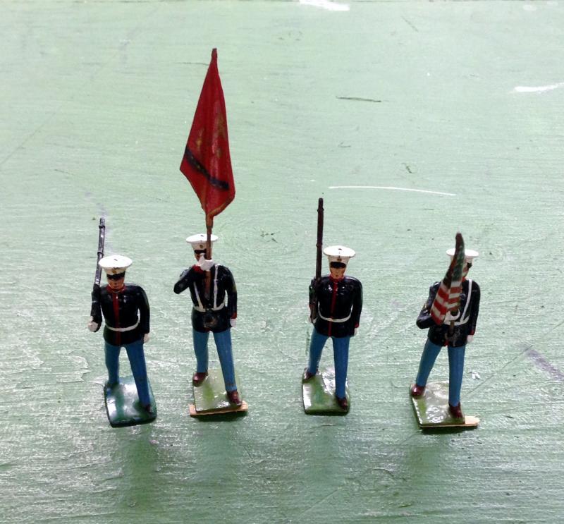Marine Corps Color Guard--4 Figures--RETIRED--LAst ONE. - BRI-2101 ...