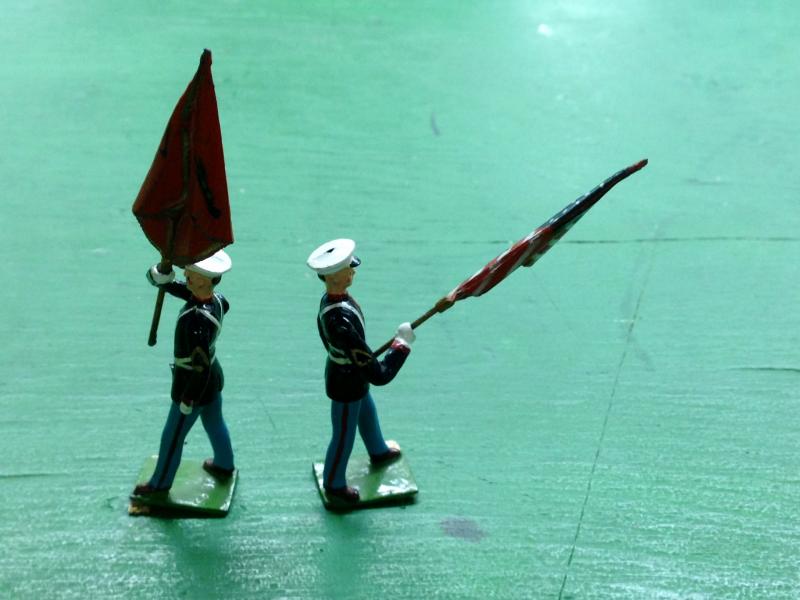Marine Corps Color Guard--4 Figures--RETIRED--LAst ONE. - BRI-2101 ...