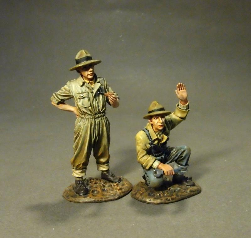 Two Engineers in Working Dress, The American Expeditionary Forces, The ...