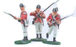 10th Foot Light Infantry--three AWI British figures--RETIRED--LAST ONE ...