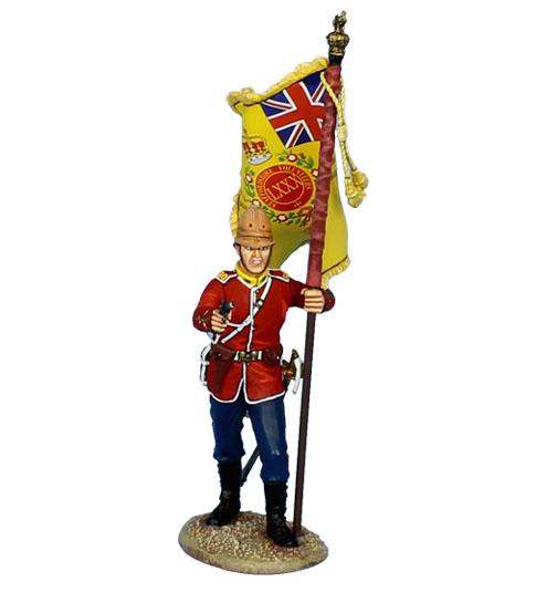 British 80th Foot Standard Bearer, Regimental Colors--Mass Battle ...