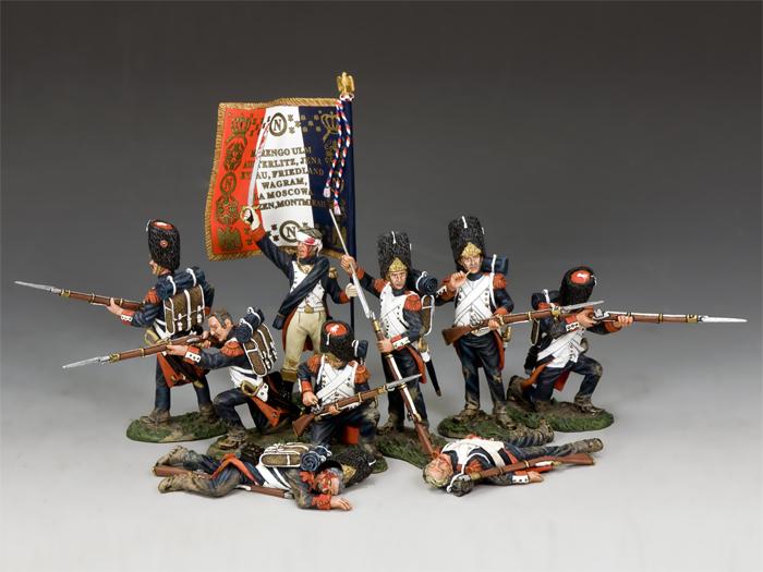 The Old Guard Set No. 2--nine figures - NA-S02 - Metal Toy Soldiers ...