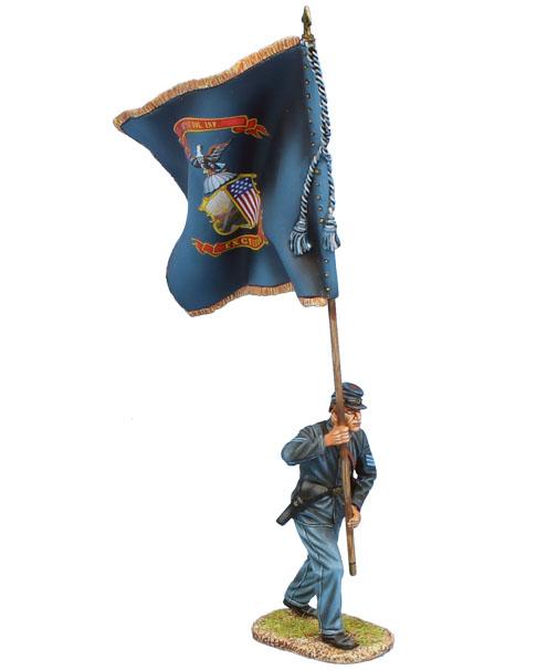 Union Sergeant Standard Bearer, 147th NY Volunteer Regiment Colors ...