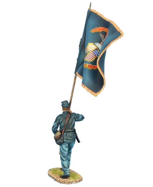 Union Sergeant Standard Bearer, 147th NY Volunteer Regiment Colors ...