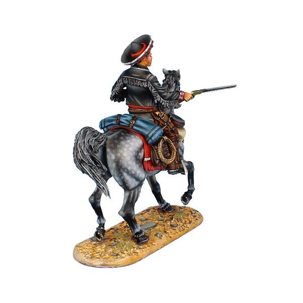 Mounted Mexican Gunfighter with 1860 Henry Rifle--single mounted figure ...