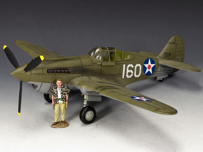 Pearl Harbor P-40 Tomahawk--plane and single pilot figure - Last one ...