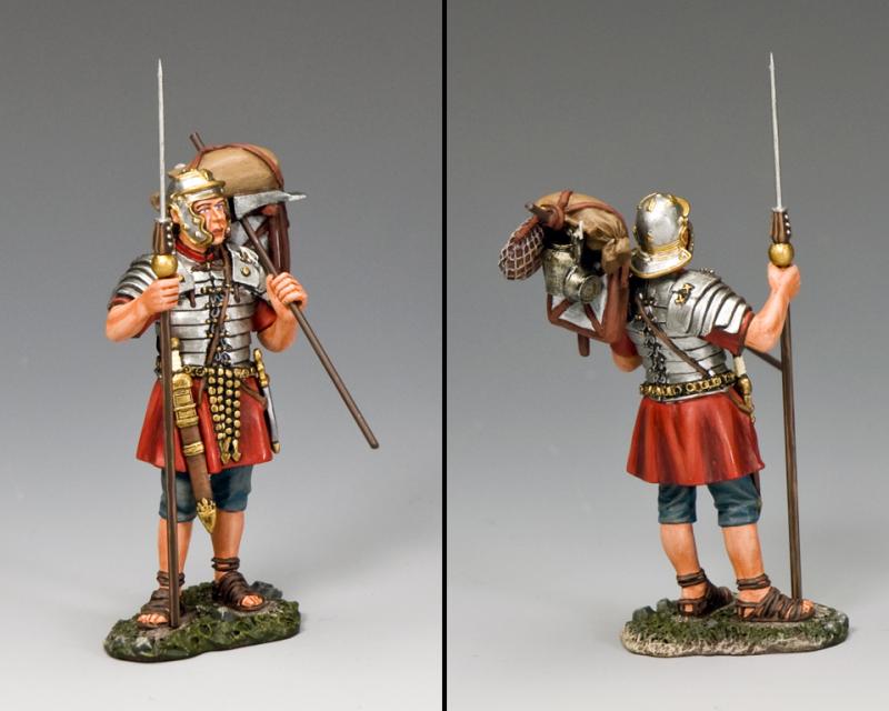 Standing Roman Legionary with Marius Mule--single figure--RETIRED--LAST ...